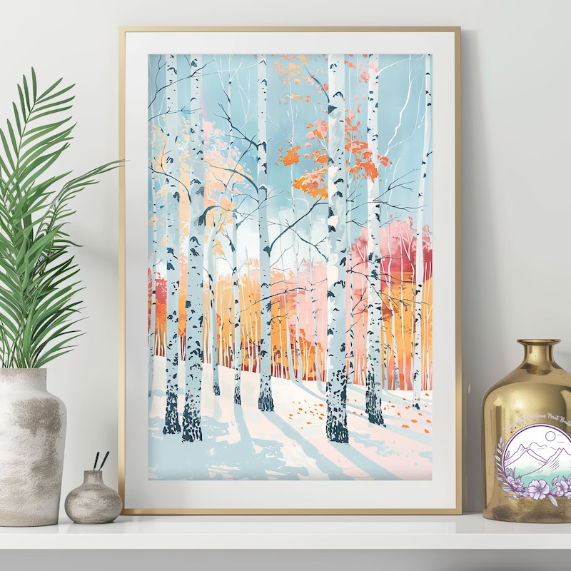 Birch Forest - Etsy