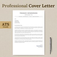 Resume Cover Letter - Etsy