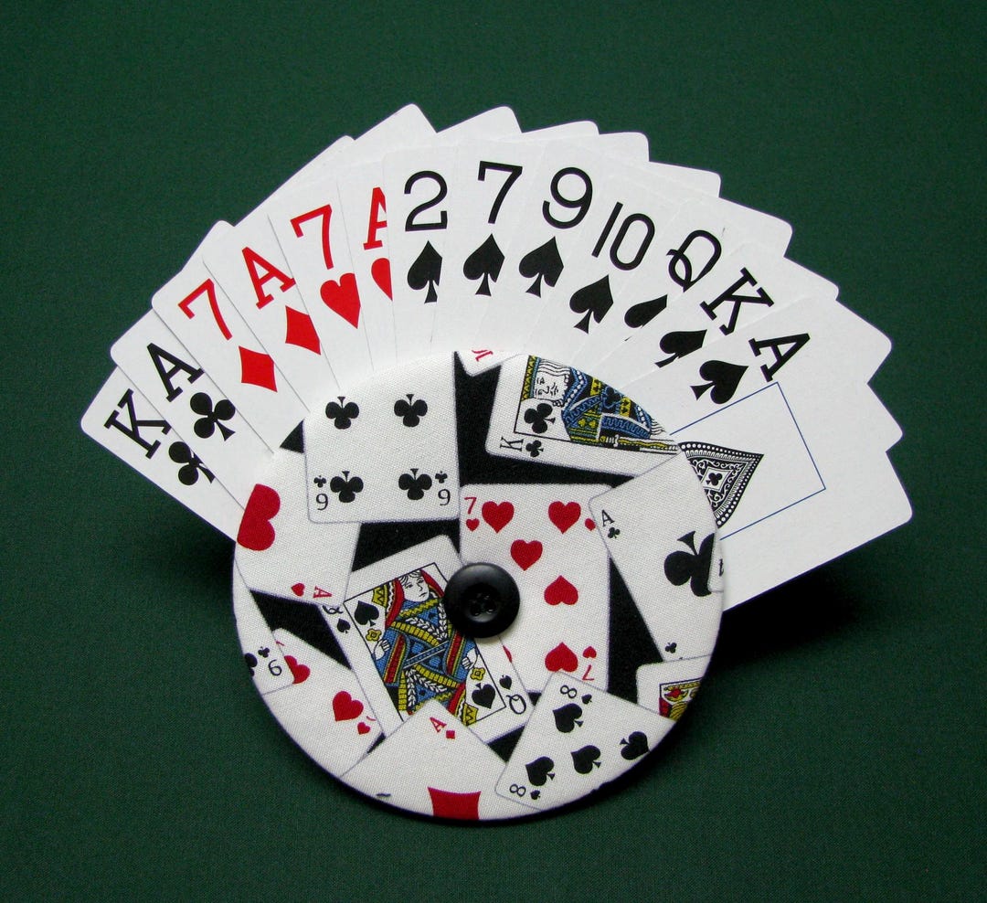 PLAYING CARD HOLDER, Heavy Duty Double Thickness, Cotton, Padded, Card ...