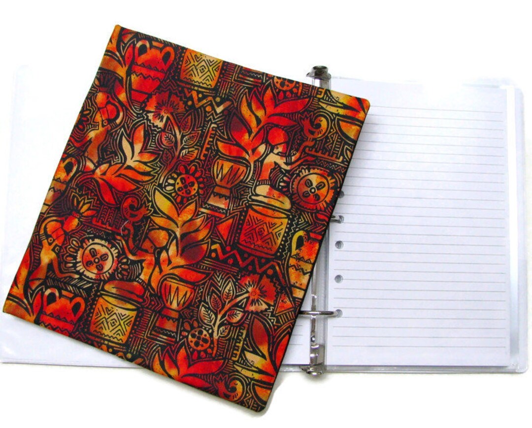 HALF SIZE BINDER Cover for Avery 3-ring Mini Binders, Cotton, Padded, 1 ...