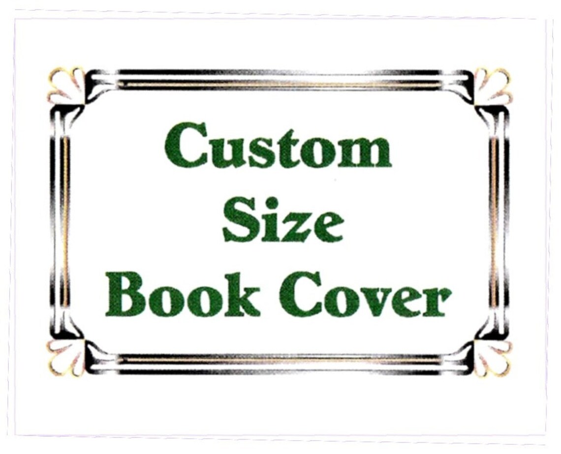 Book Cover CUSTOM SIZE Book Protector Cotton Padded Cover | Etsy