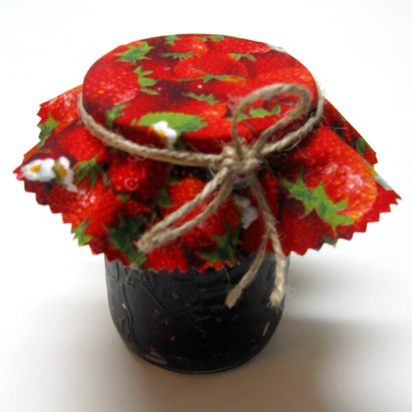 Strawberry Jam Jar - Etsy