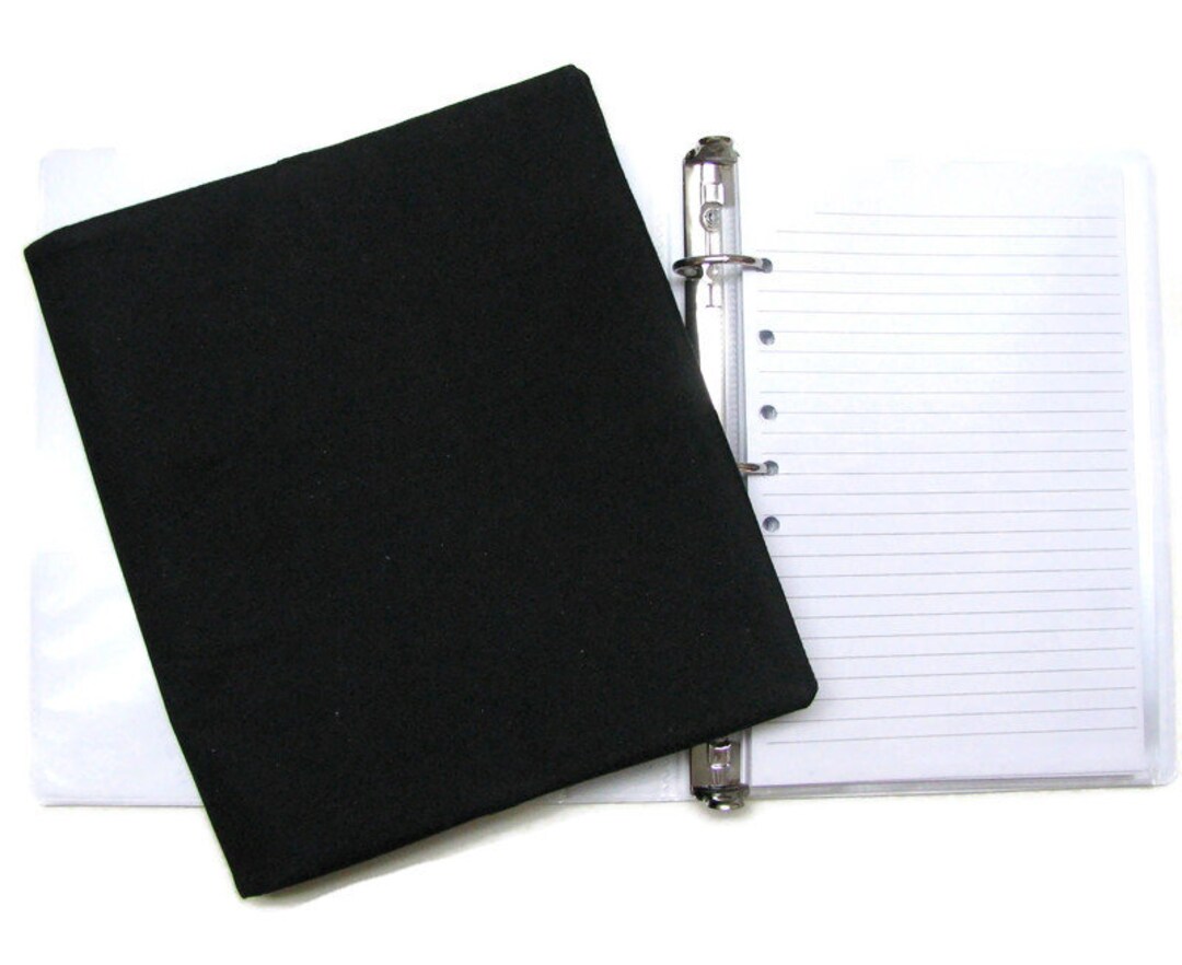 HALF SIZE BINDER Cover for Avery 3 - Ring Mini Binders, Cotton, Padded ...