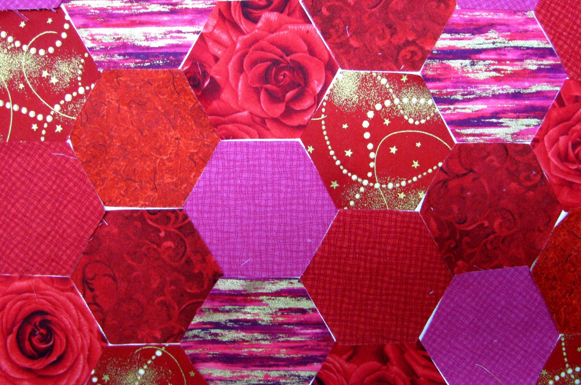 EPP Hexagons honeycomb DIY precut 42 hexies cotton 1 | Etsy