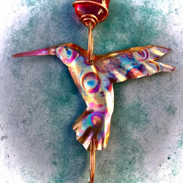 Hummingbird Copper Wall Art - Etsy