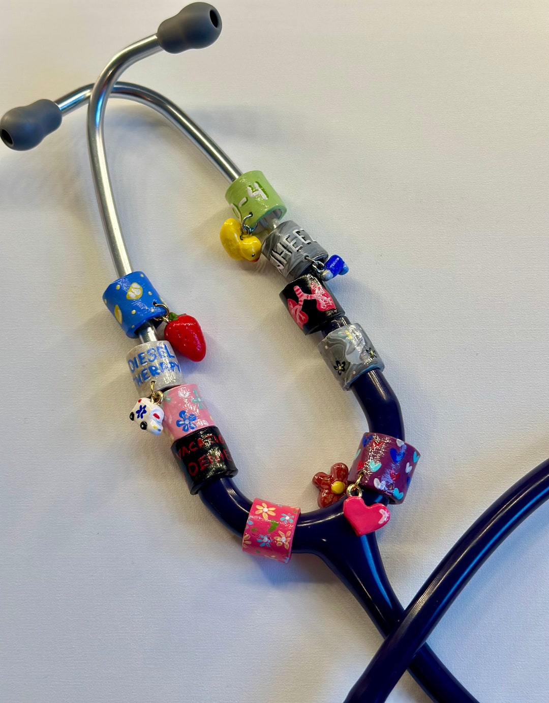 Handmade Stethoscope Cuff, Stethoscope Charm, Custom Options Available ...