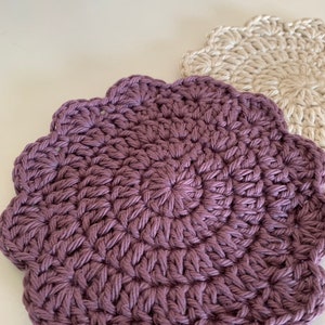 Crochet Doily Coaster Pattern Beginner Friendly DIGITAL DOWNLOAD ONLY ...
