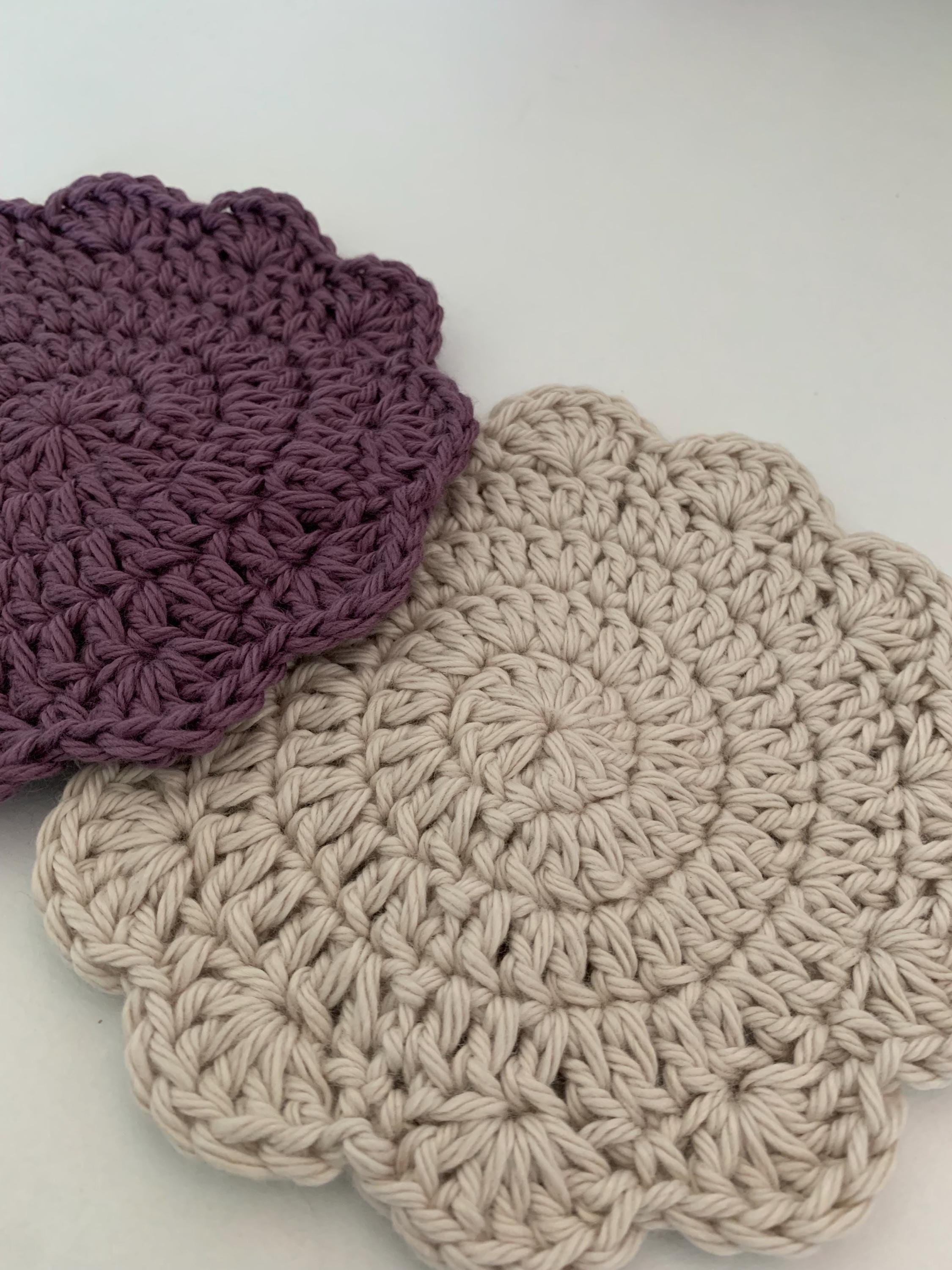 Crochet Coaster Set| Cute Flower Doily Home Decor| Handmade Vintage ...