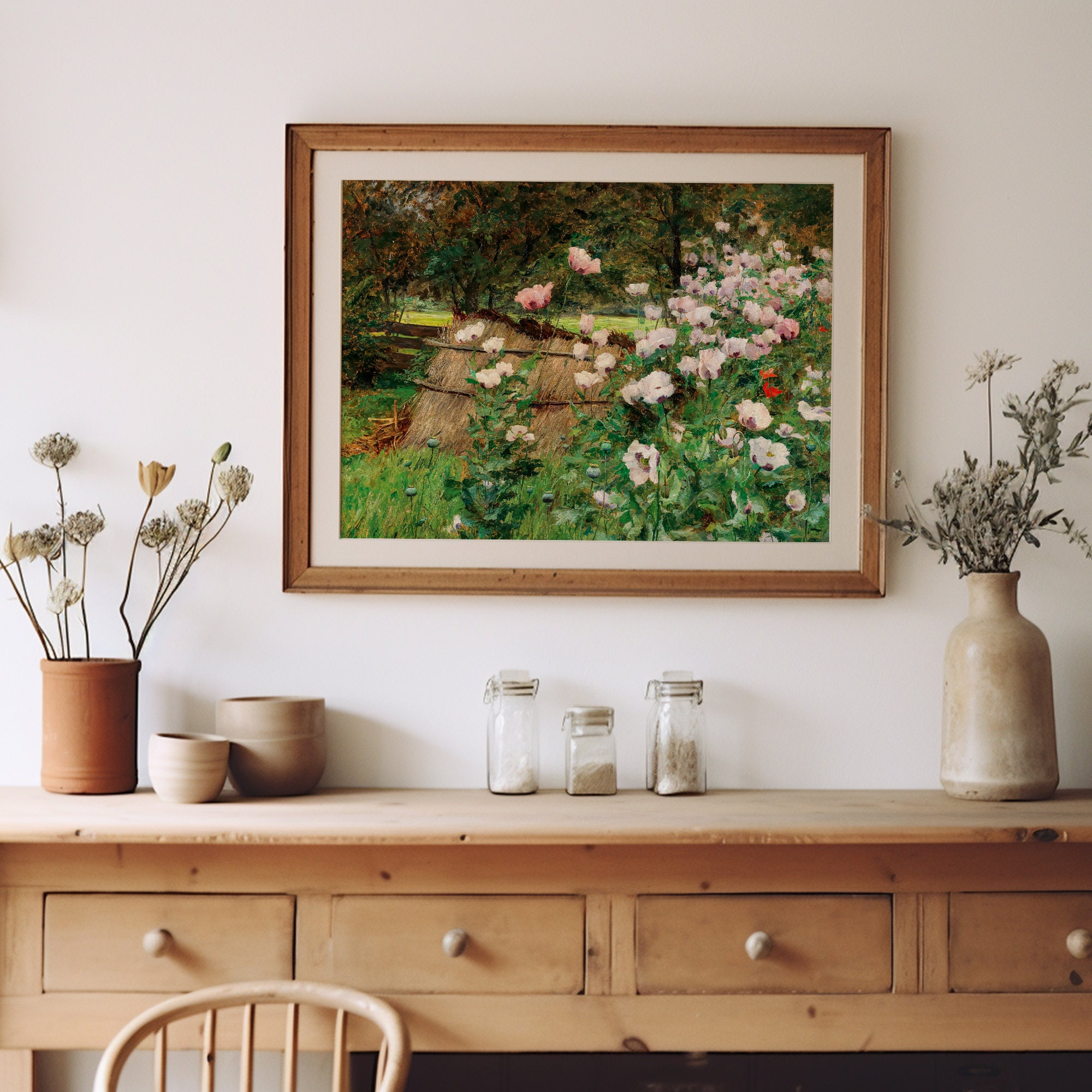 Spring Printable Wildflower Painting, Flower Garden, Spring Print ...