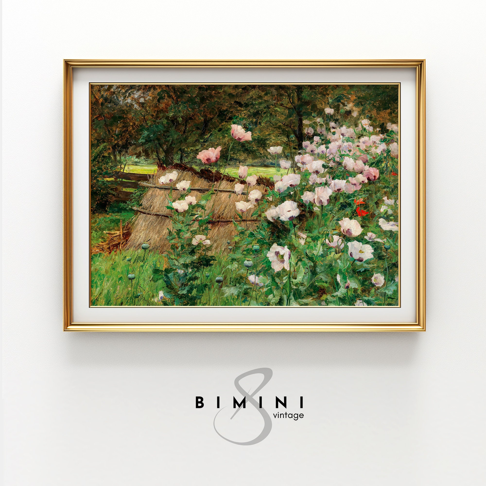 Spring Printable Wildflower Painting, Flower Garden, Spring Print ...