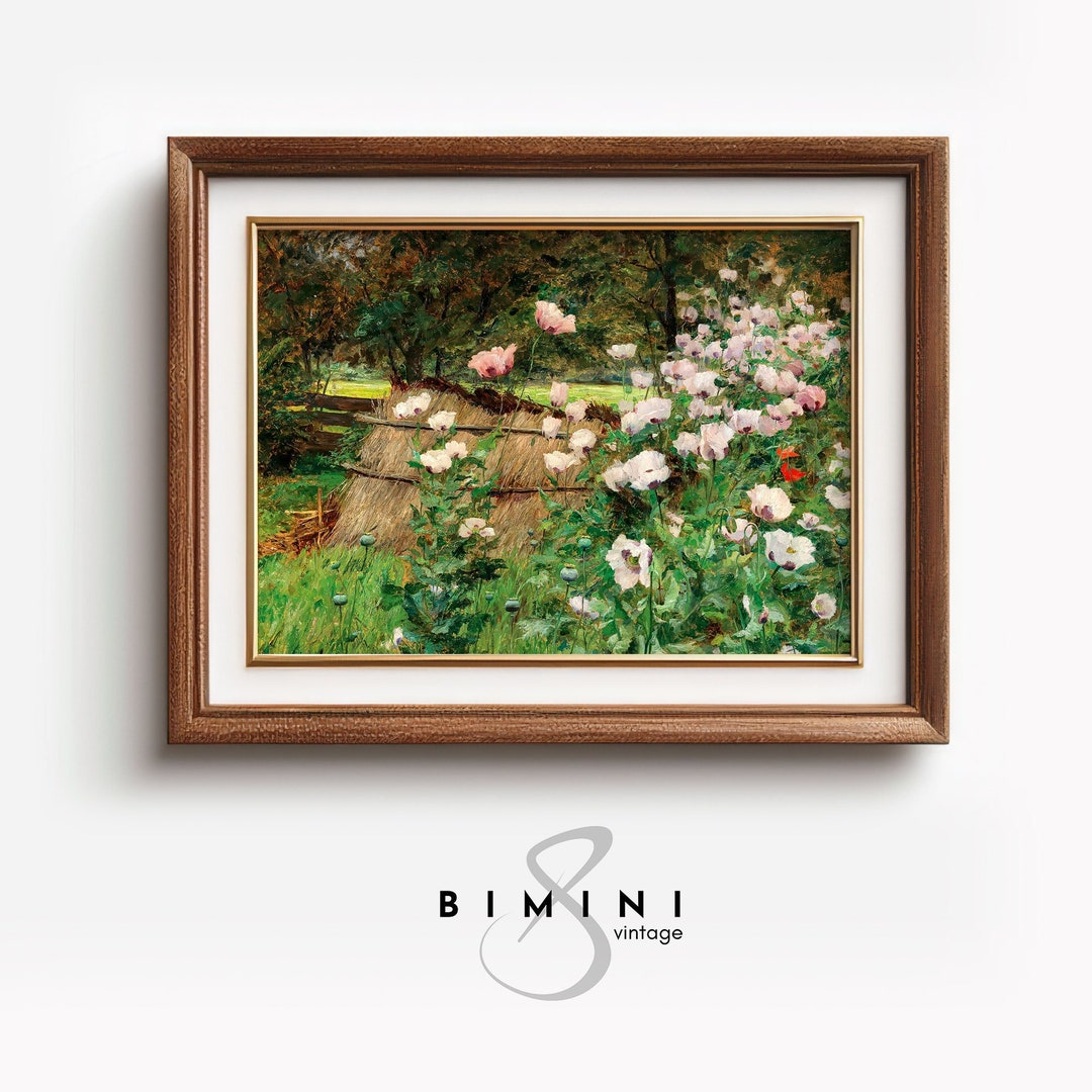 Spring Printable Wildflower Painting, Flower Garden, Spring Print ...