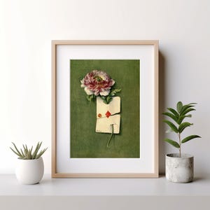 Ace of Diamonds Playing Card With Flower Vintage Art Print, Trompe D ...