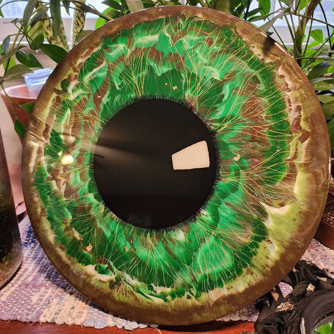 Giant Eye Acrylic and Resin on Canvas - Etsy