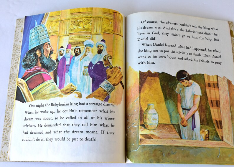 Little Golden Book Bible Stories From the Old Testament 1980 - Etsy