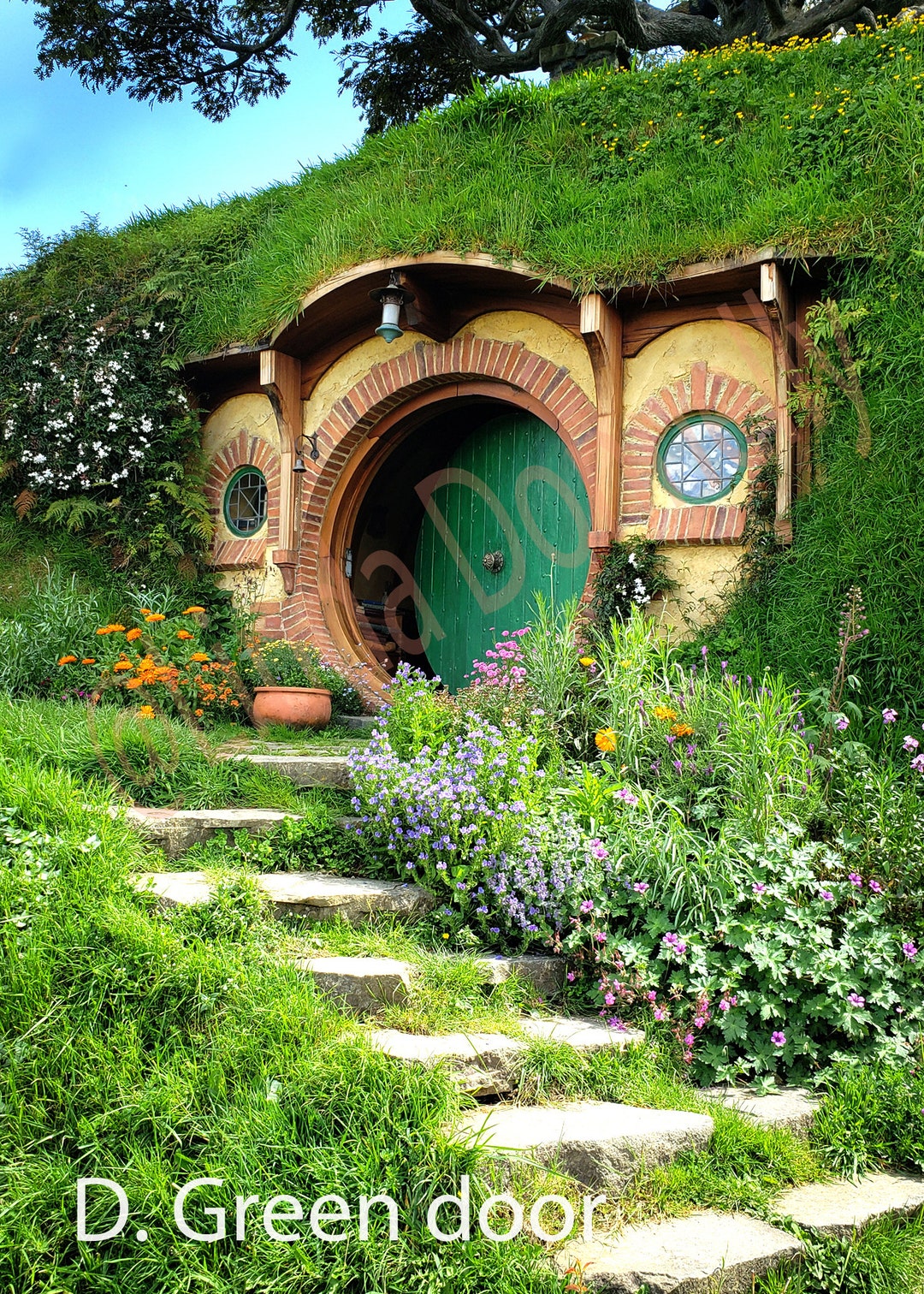 Hobbit House, Hobbiton Movie Set, the Hobbit, Lord of the Rings, Movie ...