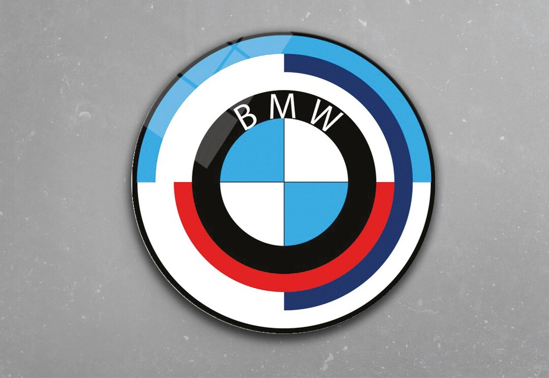 Bmw Motorsport Glass Poster, Bmw Logo Wall Decor, Bmw Art Car Brand ...