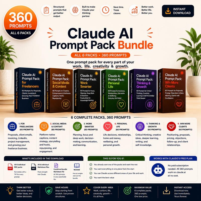 Ai Freelance Prompts Pack - Etsy