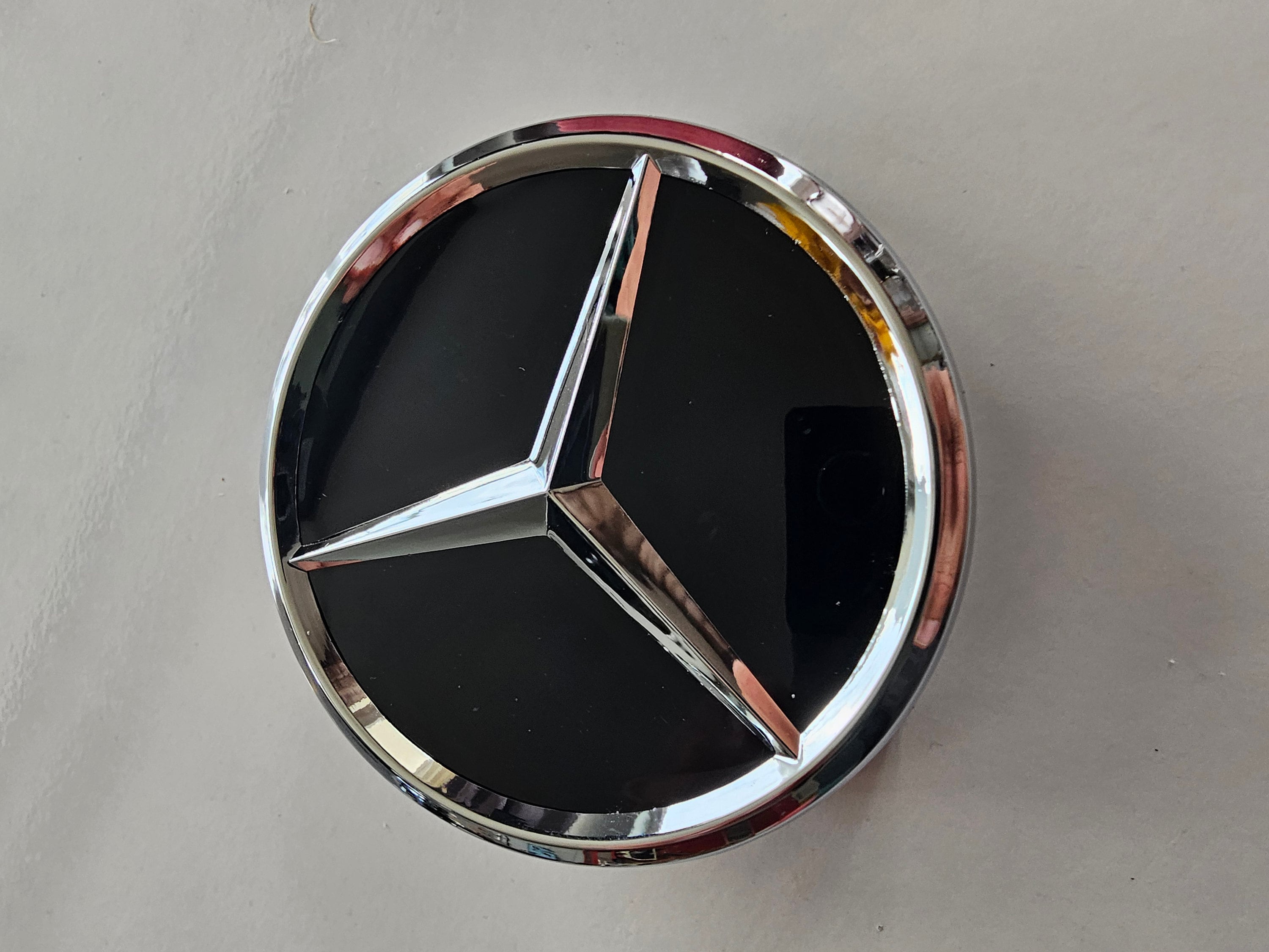 Black Silver Mercedes Benz Alloy Wheel Centre Caps 75mm Badges Hub - Etsy