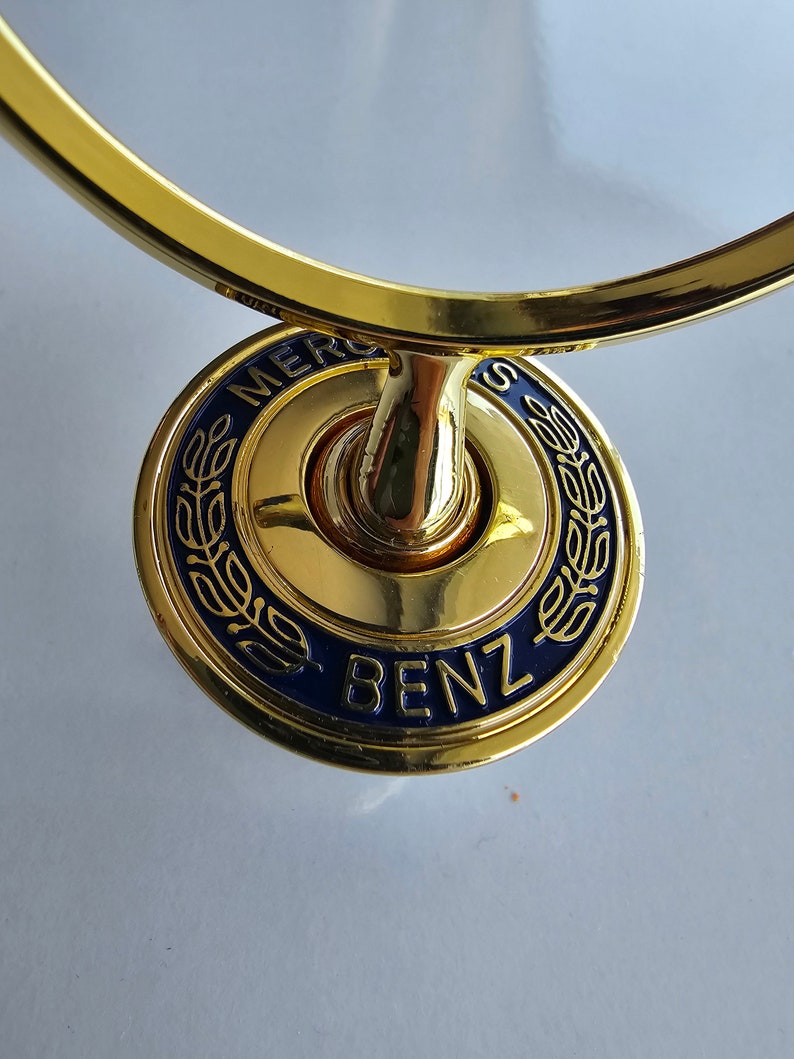 Mercedes Benz Gold Bonnet Raised Star Emblem Badge Logo Chrome C E S ...