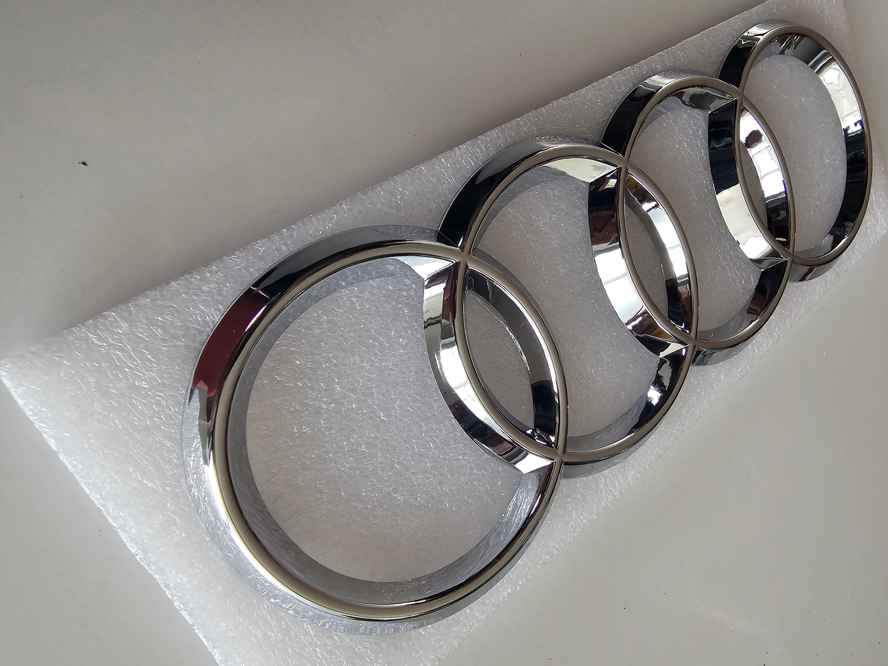 Silver Badge Rings Front Grille Audi A3 A4 A5 A6 273mm X 94mm - Etsy