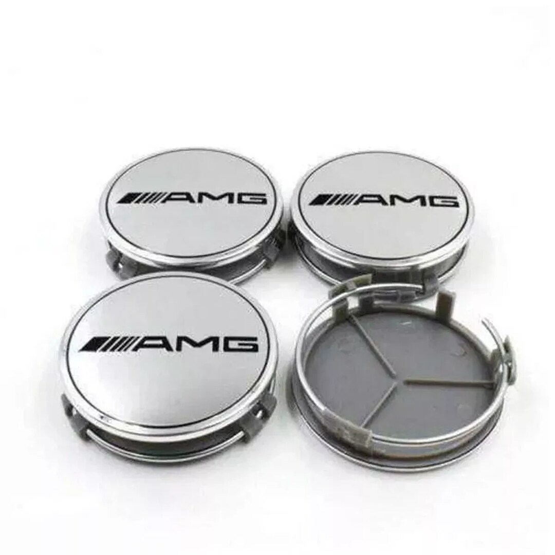 Mercedes AMG Chrome Alloy Wheel Centre Hub Caps 75mm - Etsy
