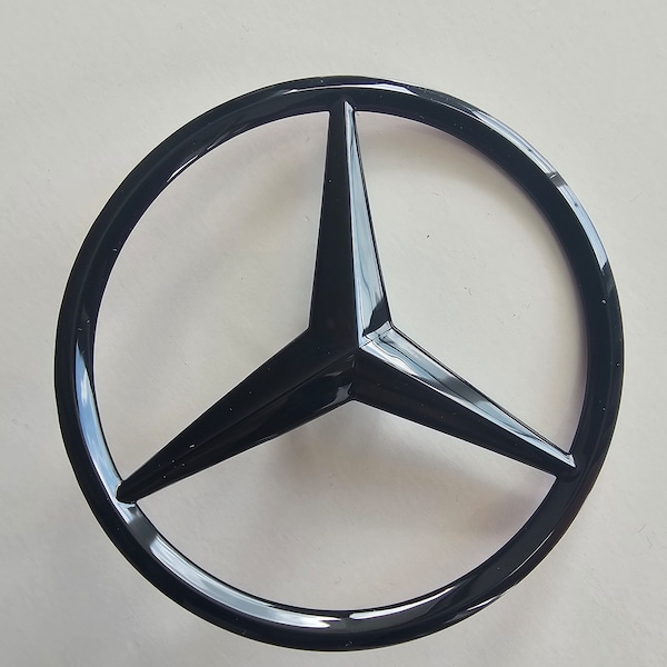 Mercedes Rear Black Emblem - Etsy