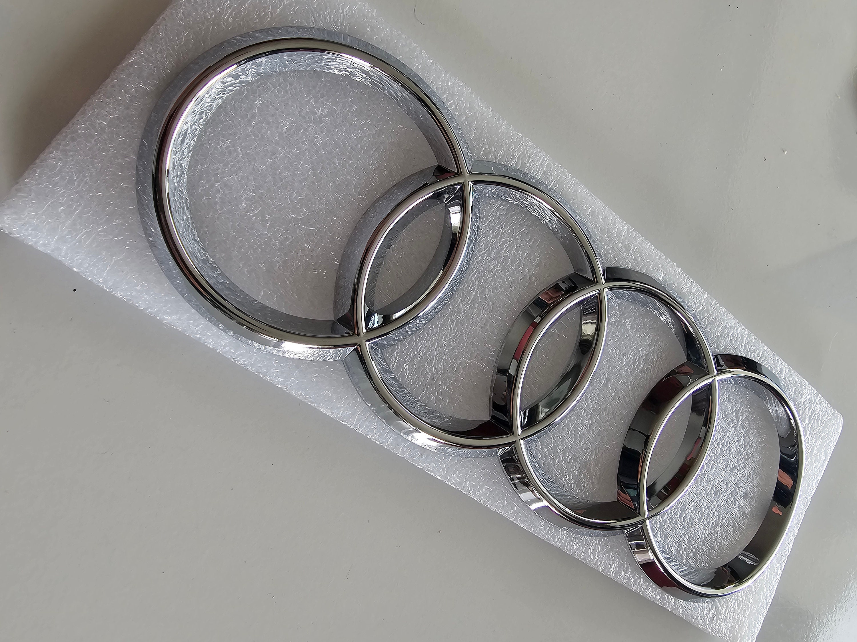 Silver Badge Rings Front Grille Audi A3 A4 A5 A6 273mm X 94mm - Etsy