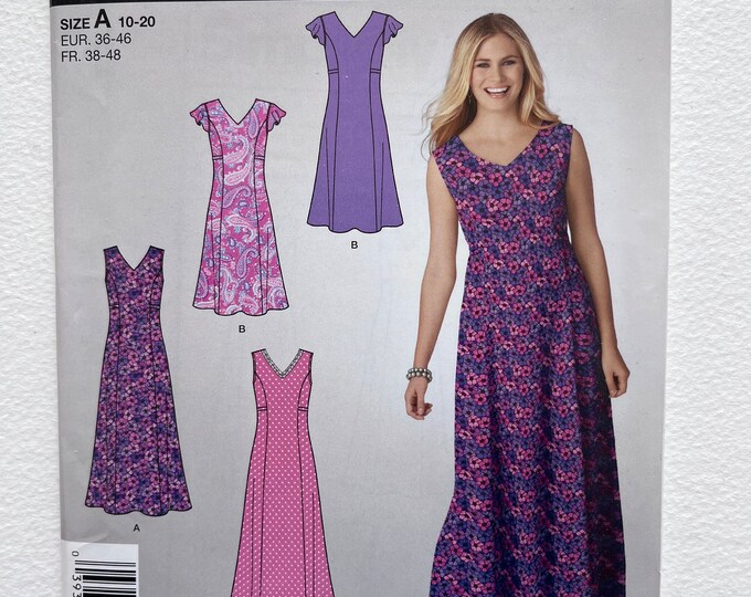 Simplicity 2199 Sewing Pattern Dress UNCUT Brand New Sizes 10-20, 36-46 ...