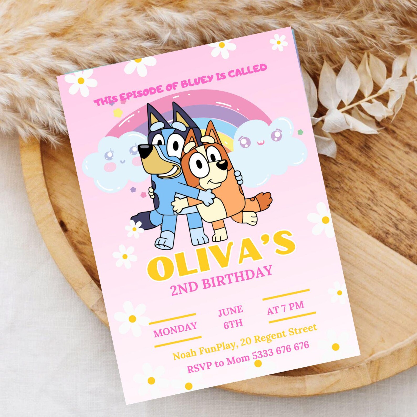 Girl Birthday Invitation Template Invitation Digital Girl Invite ...