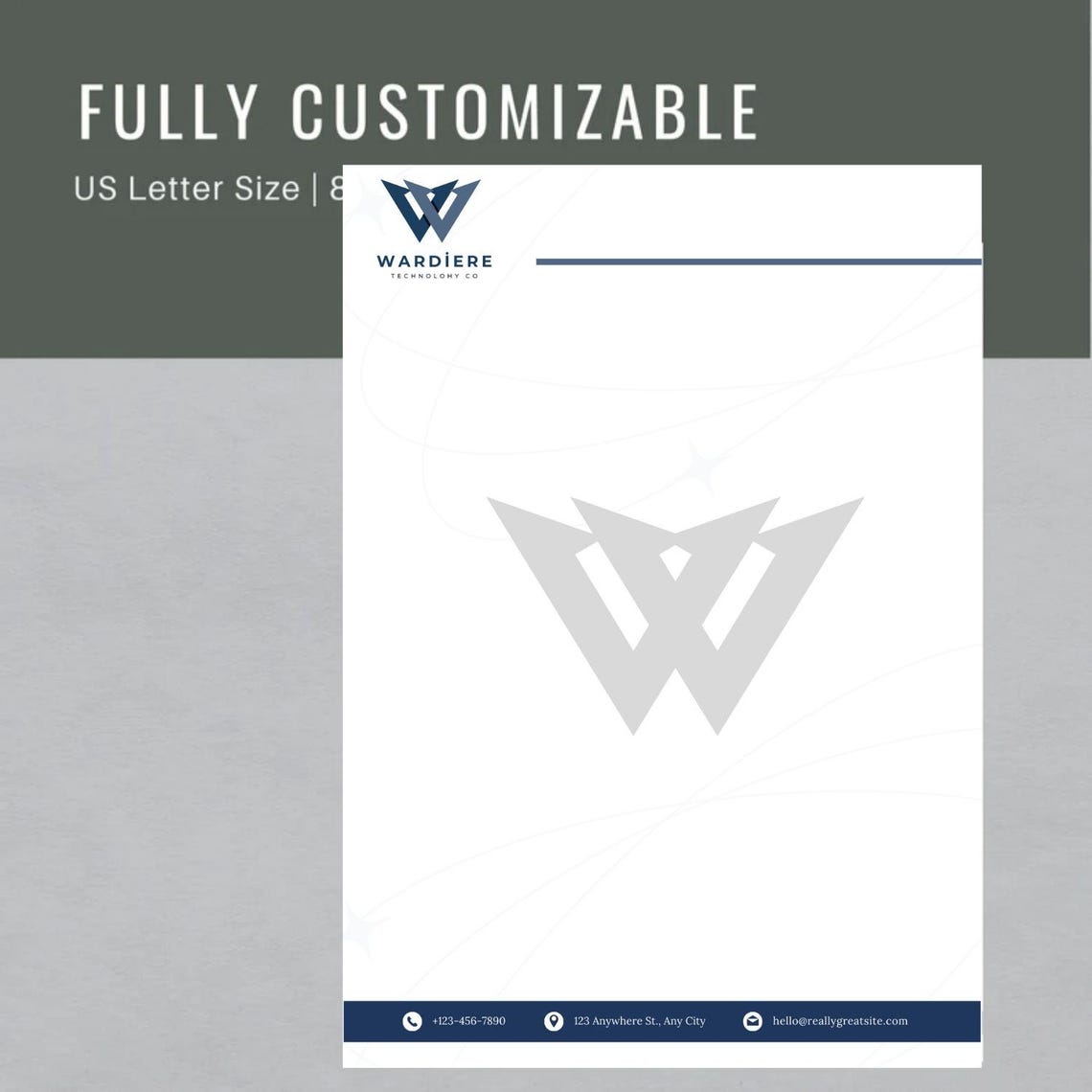 Letterhead Template | Modern and Professional Letterhead | Microsoft ...