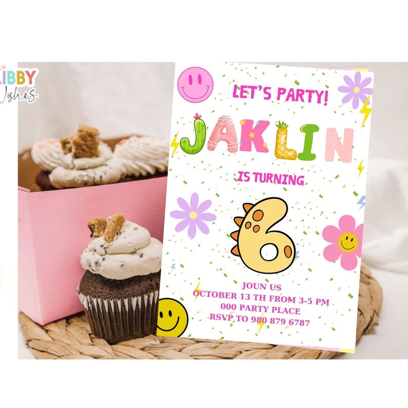 Editable Birthday Party Invitation Stoney Clover Lane Varsity Patch ...