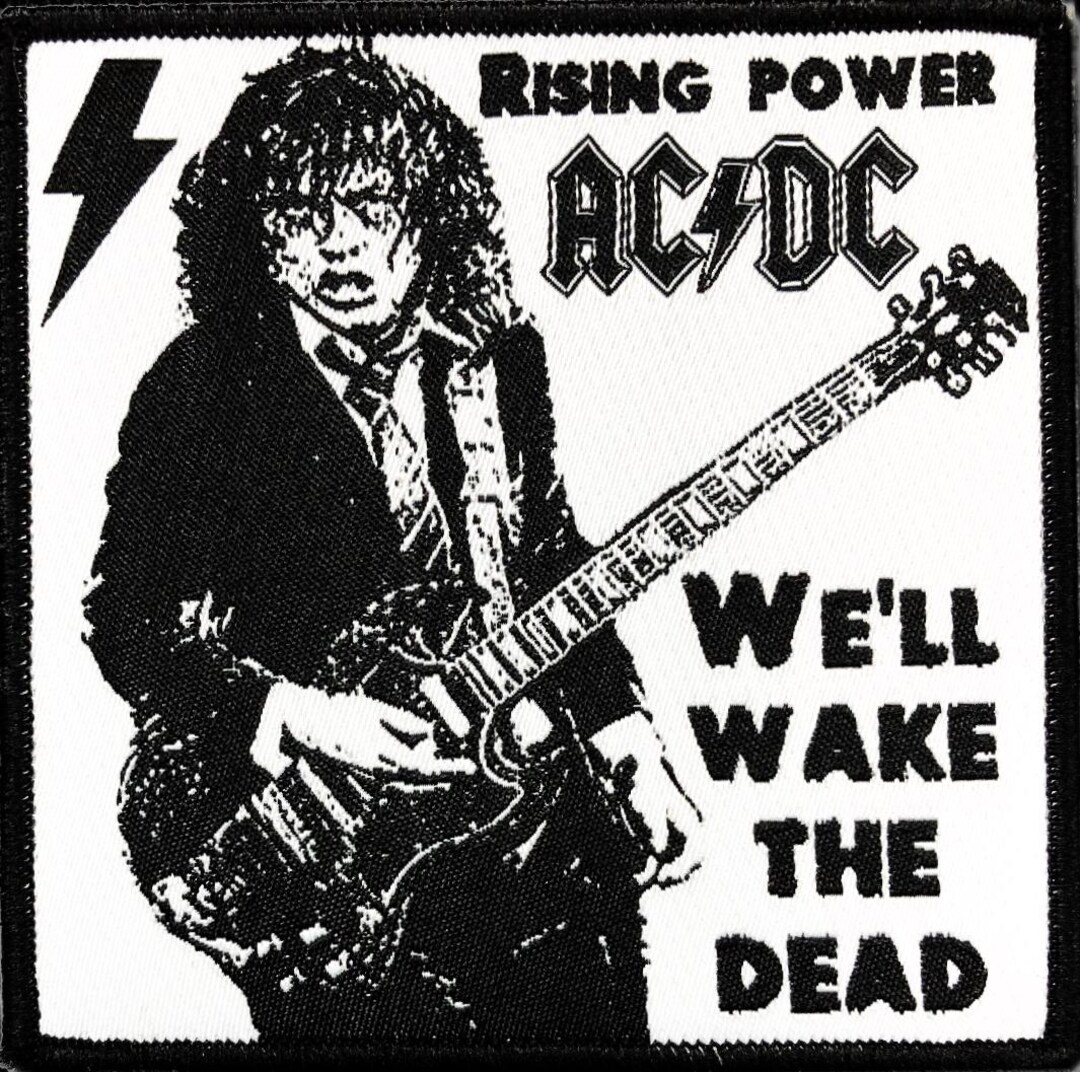 AC/DC Angus Young Rising Power Woven Patch - Etsy
