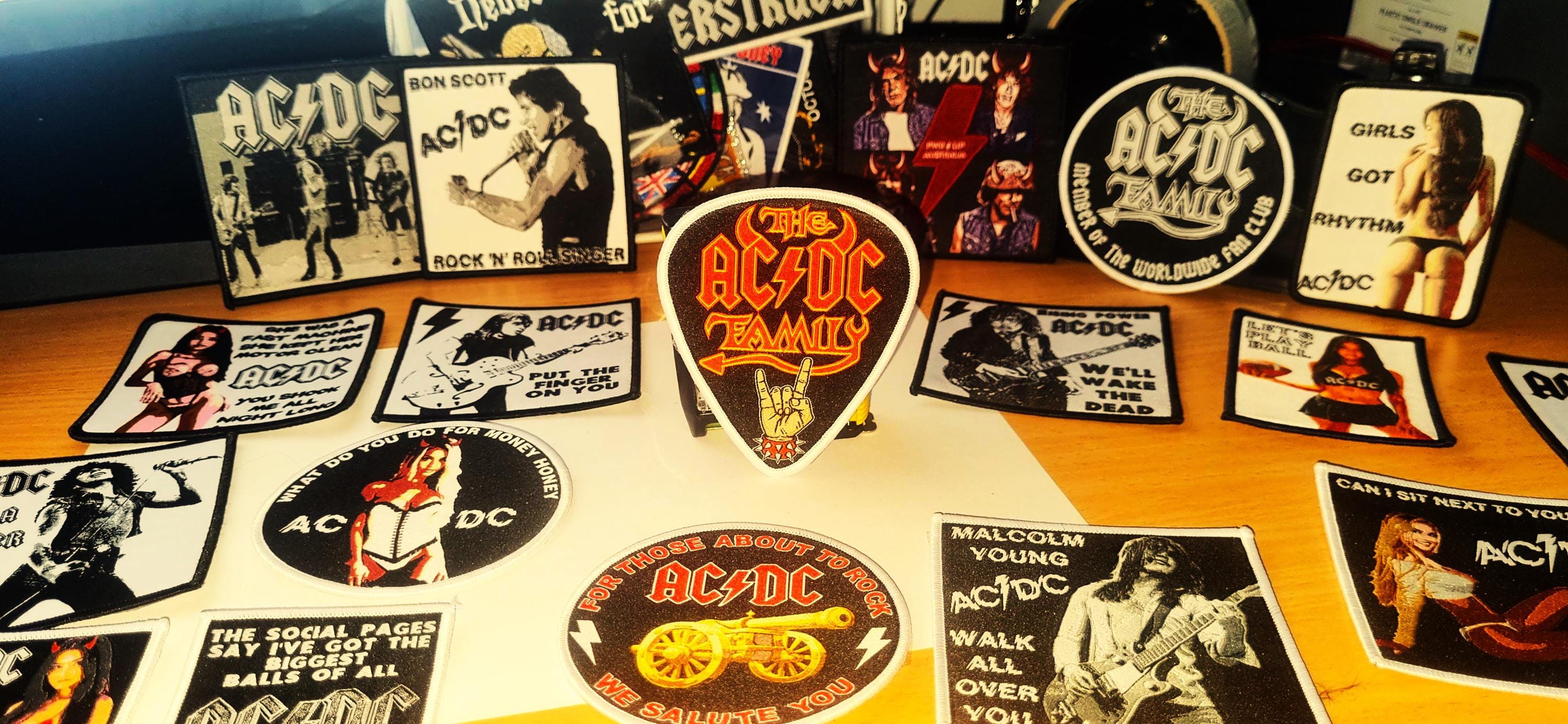 AC/DC Family Woven Pick Patch - Etsy