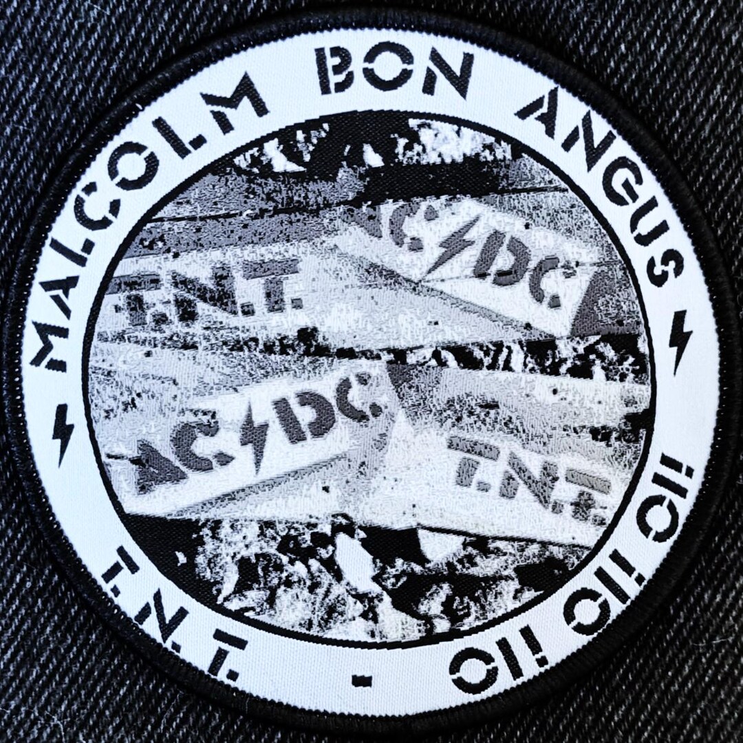 AC/DC TNT Woven Patch - Etsy