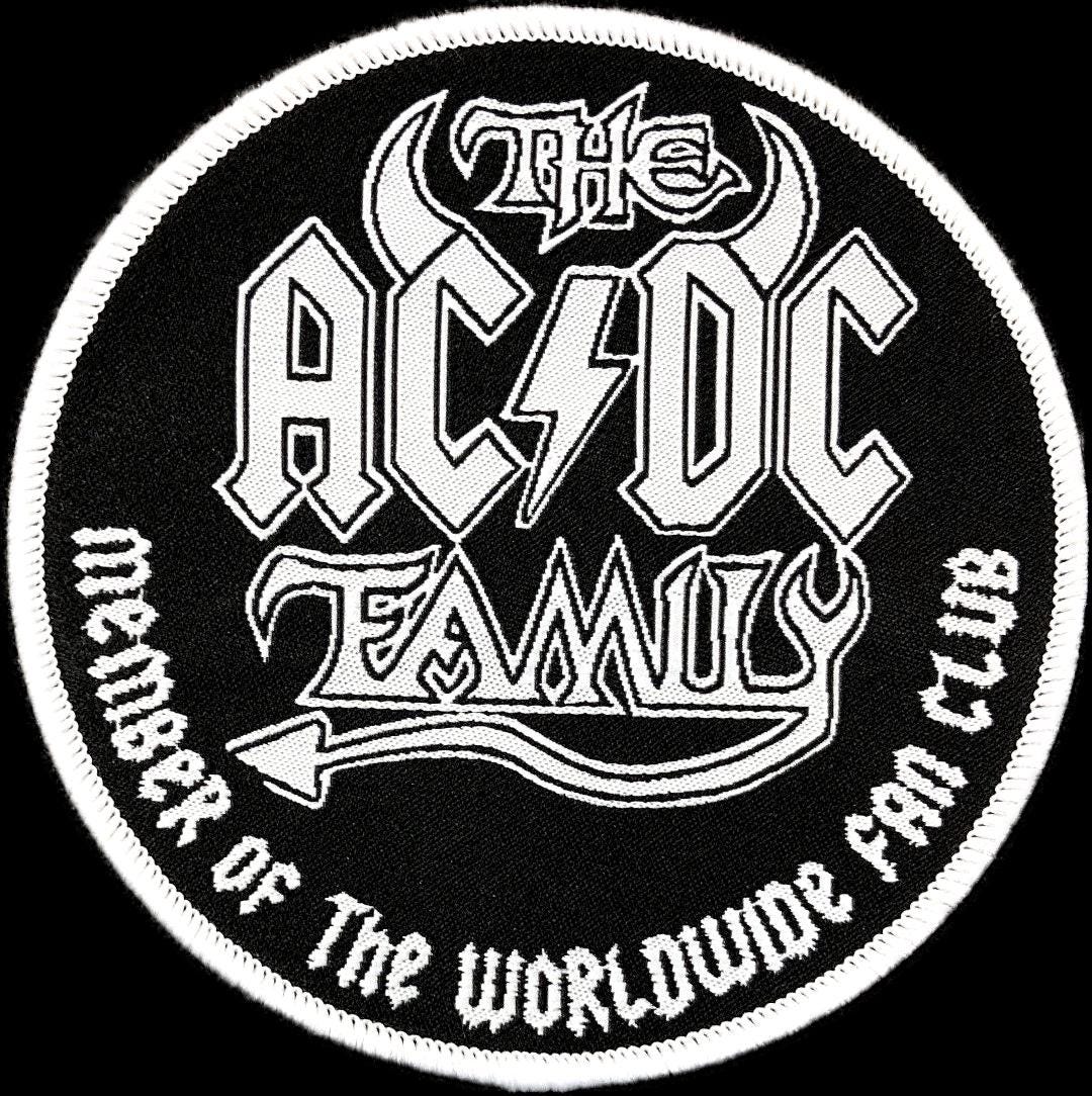 AC/DC Family Worldwide Member Fan Club Woven Patch - Etsy