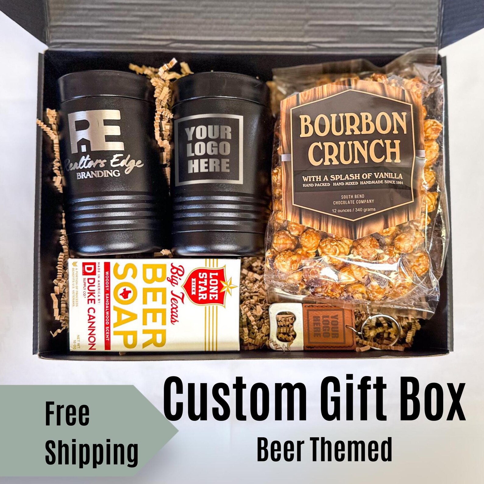 Personalized Beer Themed Gift Basket for Bachelor Party Bridal Party ...