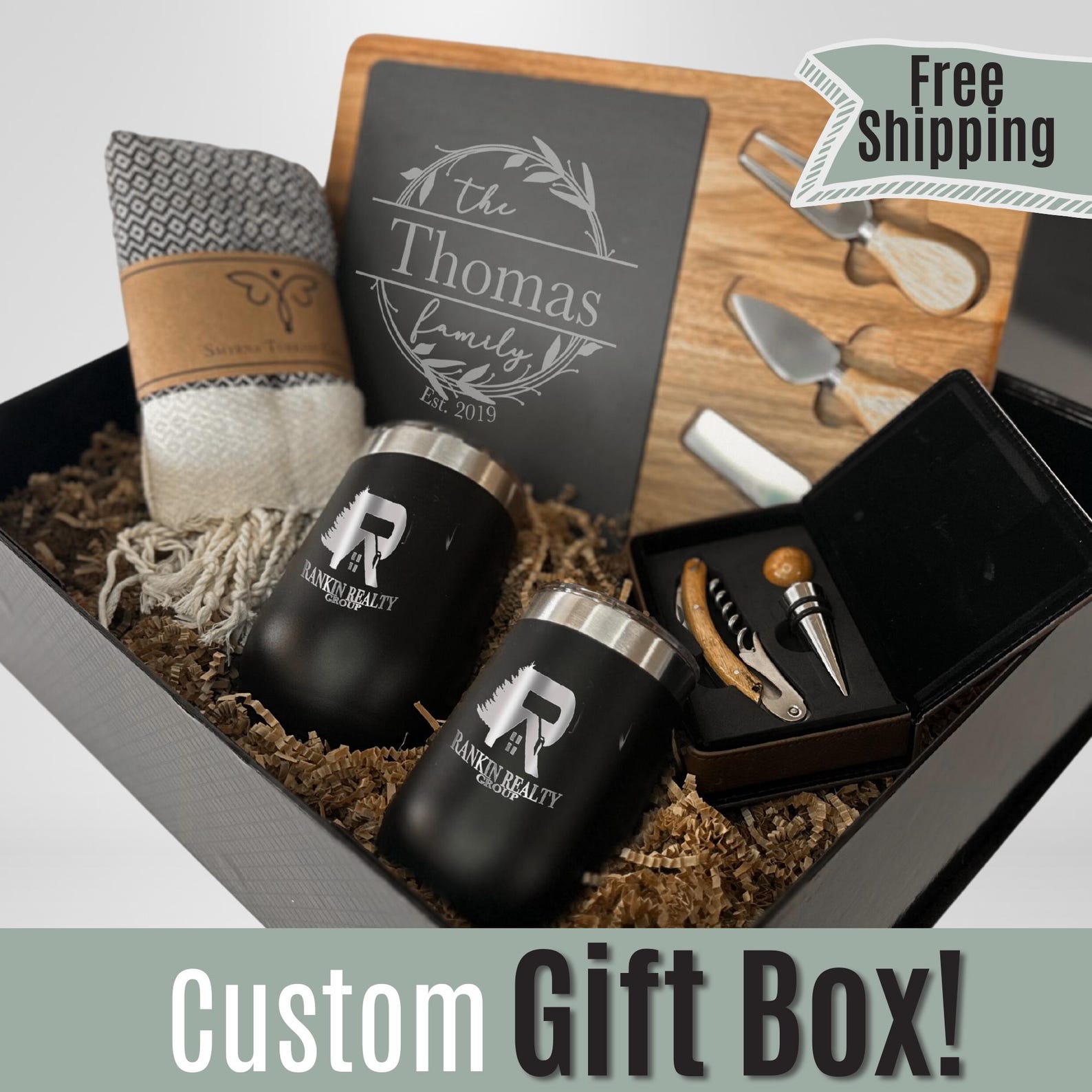 Personalized Closing Gift for Realtors Gift Box Ideas for Real Estate ...