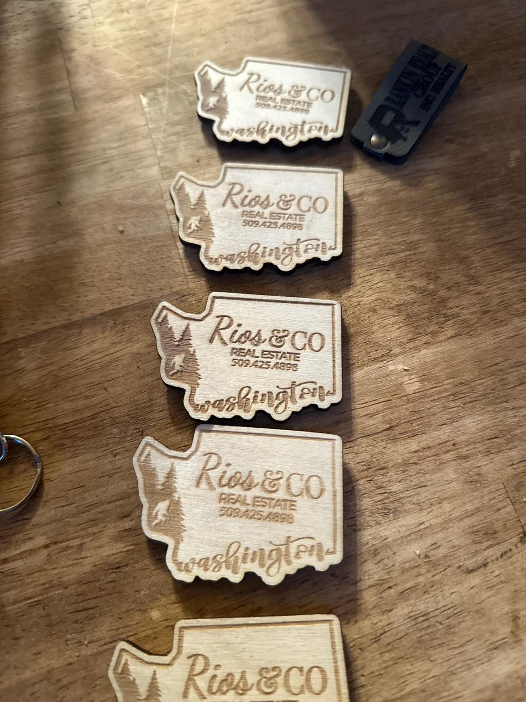 Wood Laser Engraved Magnets - State - Etsy