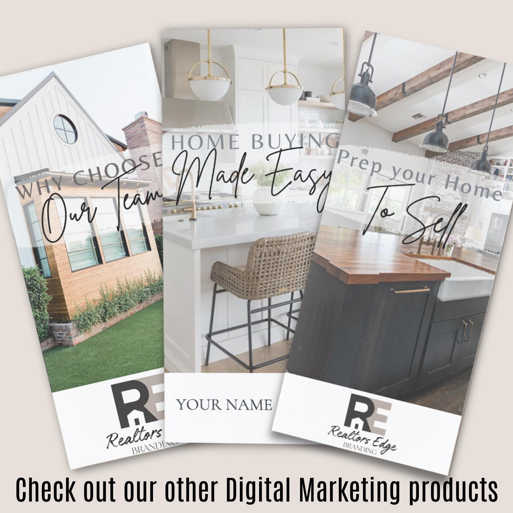 Editable Roadmap to Sold Client Brochure for Listing Presentation ...