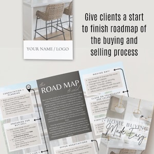 Editable Roadmap to Sold Client Brochure for Listing Presentation ...