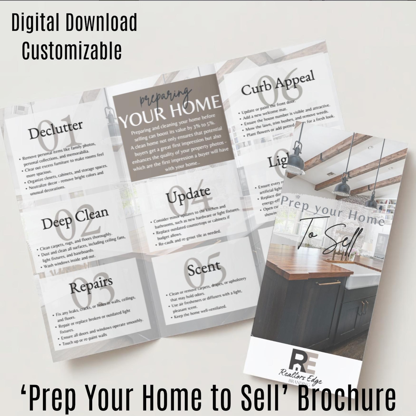 Instant Download Client Brochure Bundle Set of 3 Listing Presentation ...