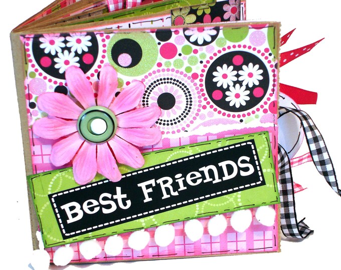 Premade Scrapbook - Best Friends Paper Bag Album - Etsy
