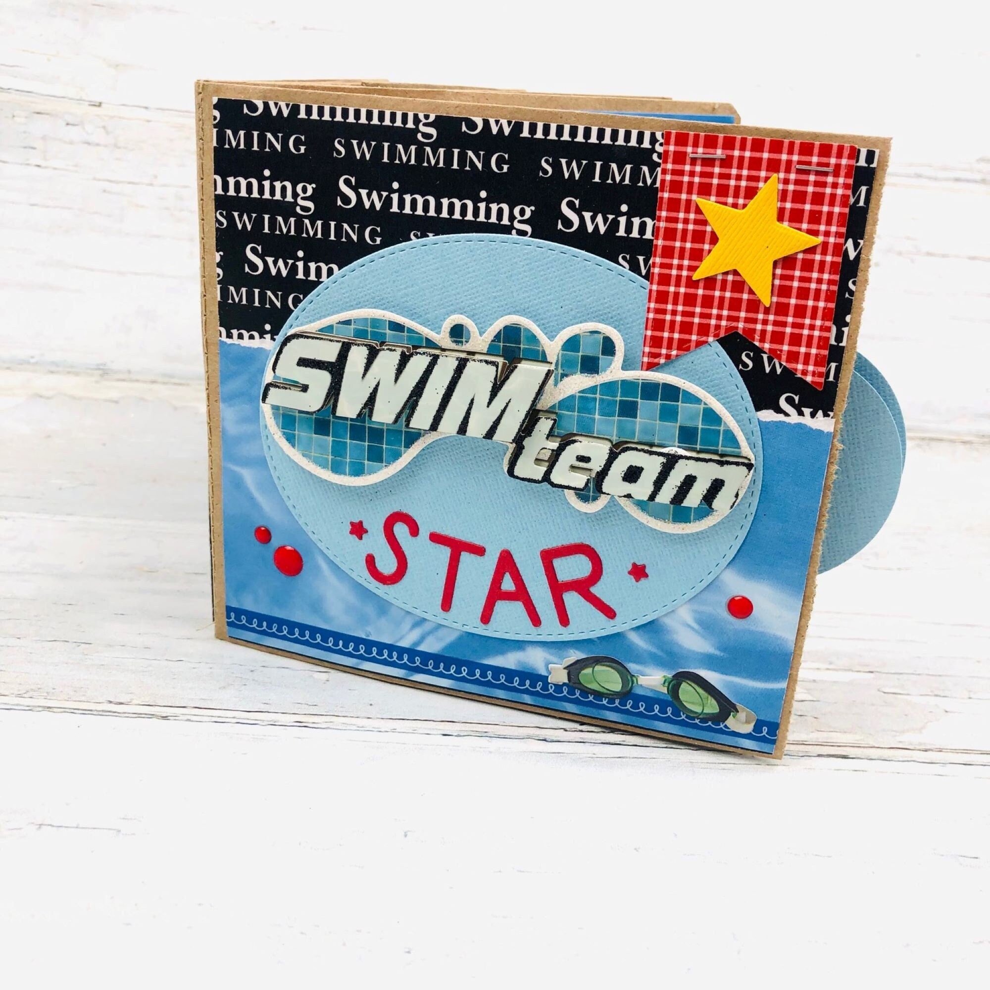 Swim Team Scrapbook Pages