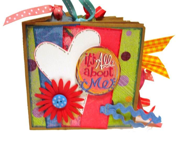 It's All About Me Paper Bag Scrapbook - Etsy