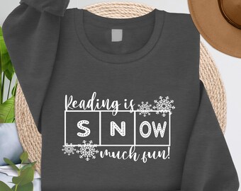 Reading is Snow Much Fun Svg, Png, Dxf, Snow Much to Read Svg ...