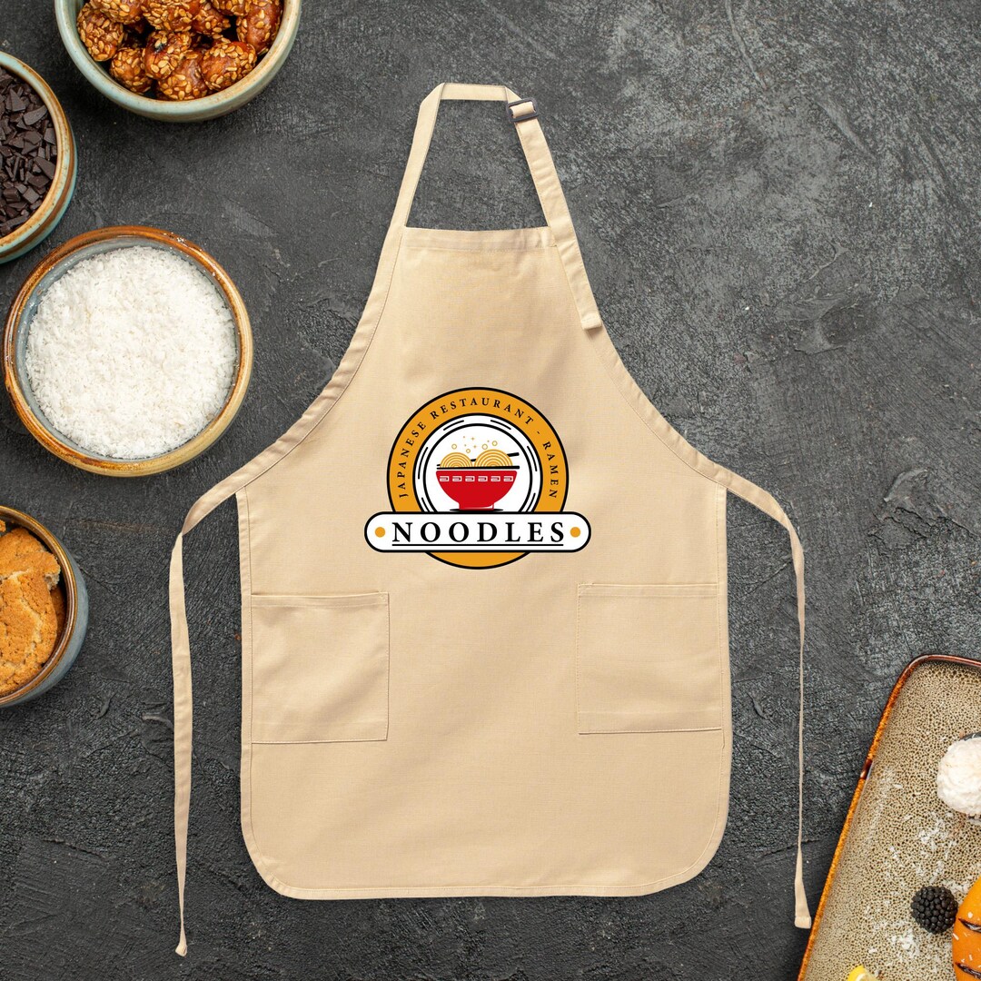 Custom Logo Apron: Personalized Kitchen or Grill Apron, Chef Gift - Etsy