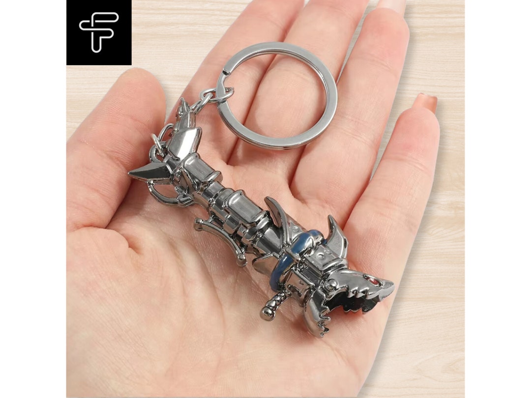 Jinx Cannon Keychain, LOL Weapon Keyring, Gaming Keychain, Car Key Ring ...