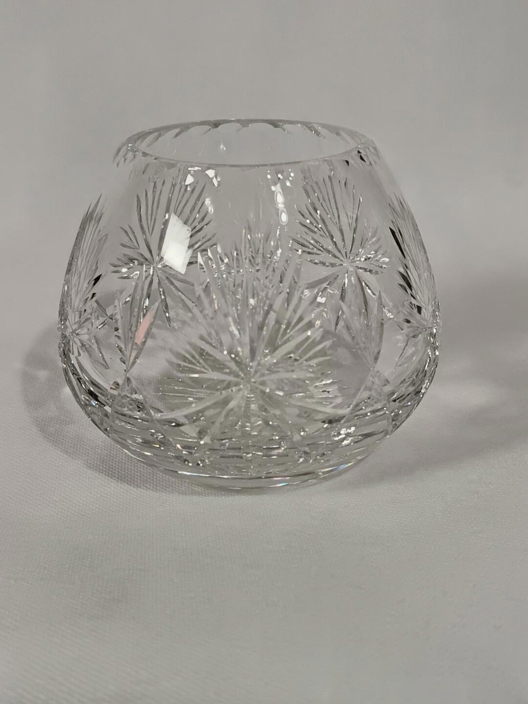 Edinburgh Crystal Star of Edinburgh Flower Posy Vase, 780g, Signed - Etsy