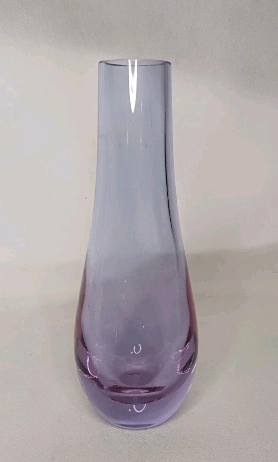 Caithness Amethyst Glass Vase – Scottish Art Glass Bud Vase Retro Home ...