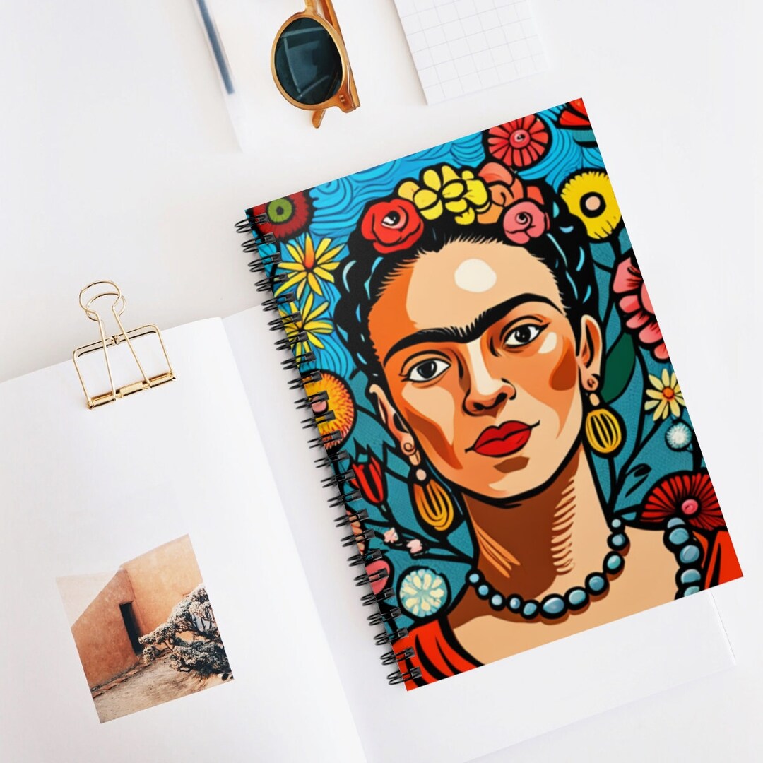 Notebook With Drawing by Frida Kahlo - Etsy